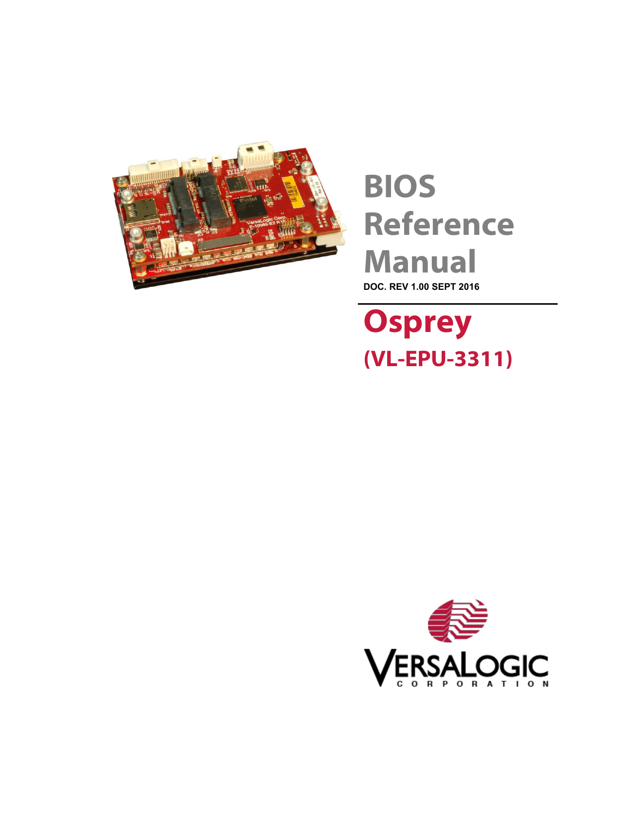 VersaLogic Osprey (VL-EPU-3311) Embedded Processing Unit, Atom "Bay ...