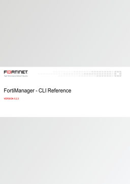Fortinet FortiManager - User manual | manualzz.com