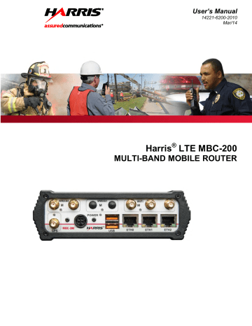 Harris MBC-200 User's Manual | Manualzz