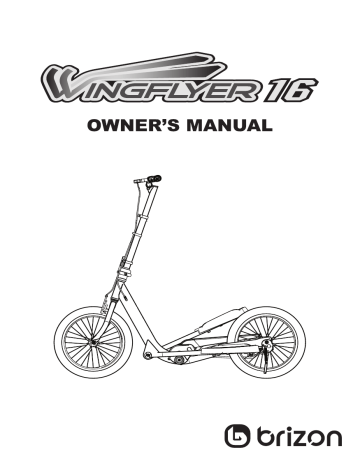 folding stepper bike WINGFLYER 16 OWNER'S MANUAL | Manualzz
