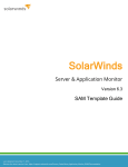 SolarWinds Server & Application Monitor Administrator Guide | Manualzz