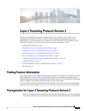Cisco Layer 2 Tunneling Protocol Version 3 Configuration Guide | Manualzz