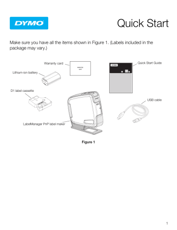 DYMO LabelManager PnP User Manual | Manualzz