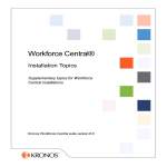 Kronos InTouch 9100 Slim Profile Installation Manual | Manualzz