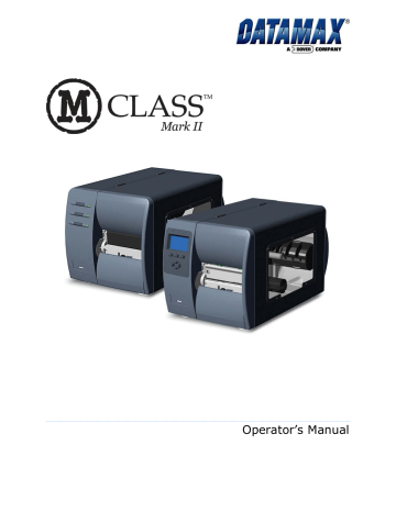 Datamax M-Class Mark II Operator's Manual | Manualzz
