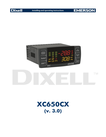 Dixell XC650CX Installing and operating instructions | Manualzz
