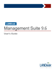 LANDESK Management Suite 9.6 User's Guide | Manualzz