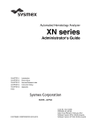Sysmex XN series Administrator's Guide | Manualzz