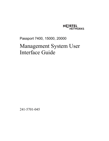 Management System User Interface Guide | Manualzz