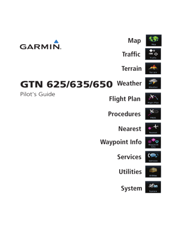 Garmin GTN 625 Pilot's Manual | Manualzz
