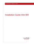Infor ERP Baan IV, Baan 5.0, LN 6.1 Installation Guide Infor BW | Manualzz