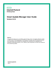 Smart Update Manager User Guide - Hewlett Packard Enterprise | Manualzz