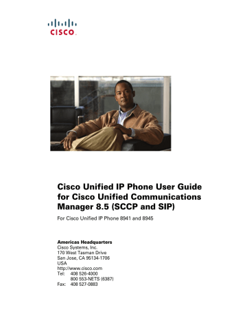 Cisco Unified IP Phone User Guide for Cisco Unified | Manualzz