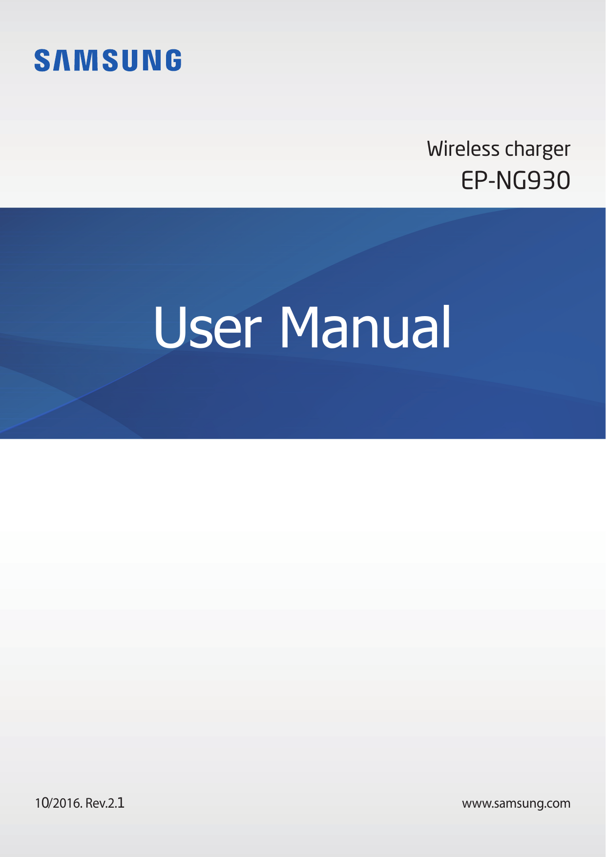 Samsung EP-NG930 Navodila za uporabo | Manualzz