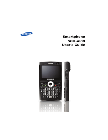 Samsung SGH-I600 User's Guide | Manualzz