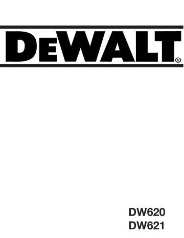 DeWalt DW620 ROUTER instruction manual | Manualzz