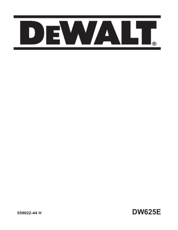 DeWalt DW621 ROUTER Type 2 instruction manual | Manualzz
