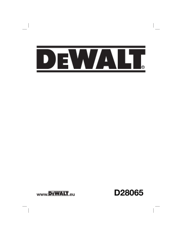 DeWalt D28065 ANGLE GRINDER instruction manual | Manualzz