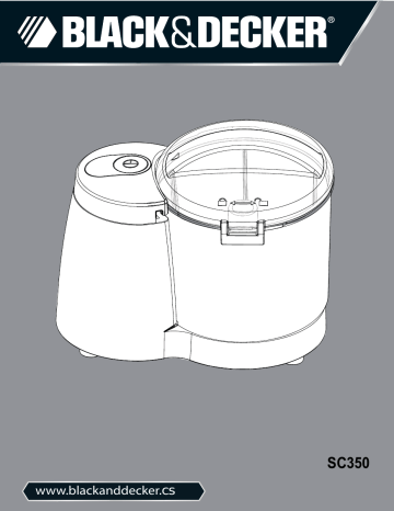 Black&Decker SC350 CHOPPER instruction manual | Manualzz