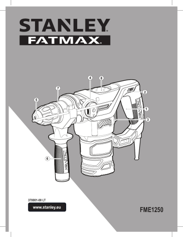 Stanley FME1250 ROTARY HAMMER instruction manual | Manualzz