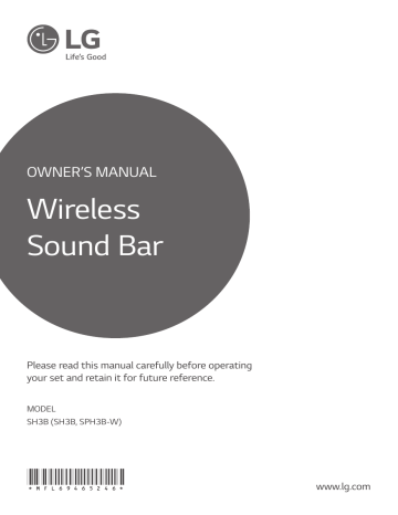 LG SH3B Owner's manual | Manualzz