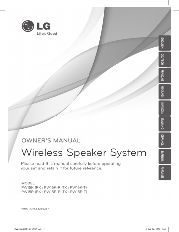 LG PW15K Owner's manual | Manualzz