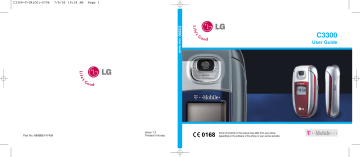LG C3300 User guide | Manualzz