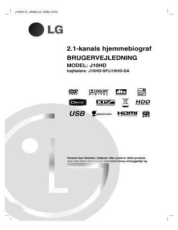 LG J10HD Instruktionsbogen | Manualzz