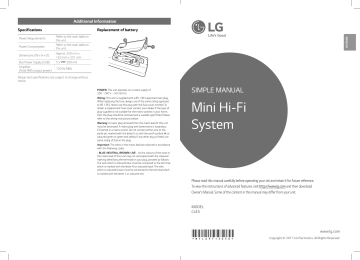 LG CJ45 Owner's manual | Manualzz