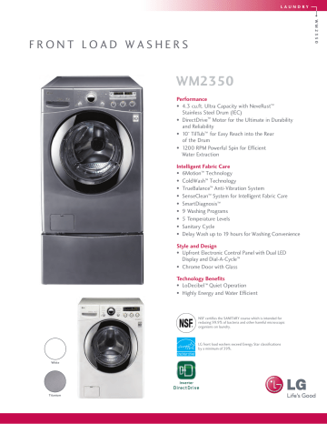 LG WM2350HWC Specification | Manualzz