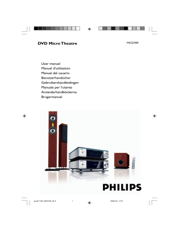 Philips DVD-Microsystem MCD709/12 Bedienungsanleitung | Manualzz