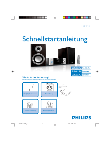 PHILIPS MCM 710 Schnellstartanleitung | Manualzz