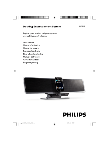 Philips docking entertainment system DC910/12 User manual | Manualzz