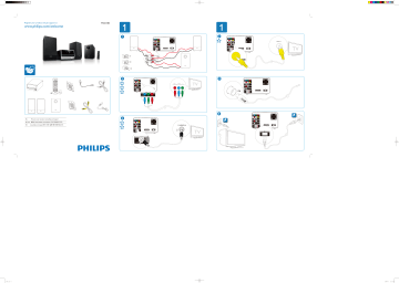 Philips DVD Micro Theater MCD183/98 Quick start guide | Manualzz