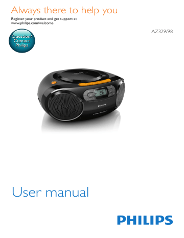 Philips CD Soundmachine AZ329/98 User manual | Manualzz