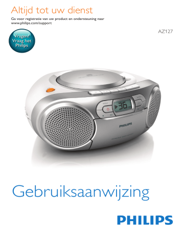 Philips CD-soundmachine AZ127/12 Gebruiksaanwijzing | Manualzz