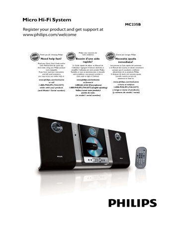 Philips Micro Hi-Fi System MC235B/37 User manual | Manualzz