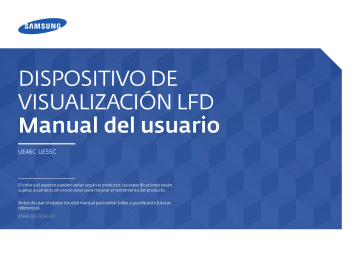 Samsung UE55C Manual de Usuario | Manualzz