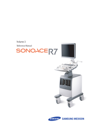 Samsung SONOACE R7 - User manual, Reference manual, Operation manual
