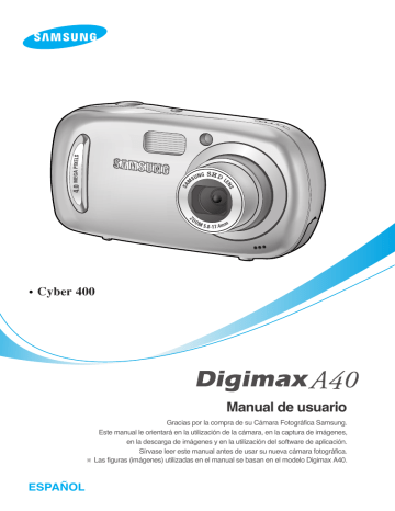 Samsung DIGIMAX A40 Manual de Usuario | Manualzz