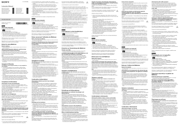 Sony NW-E394 Walkman digital music player Operating Instructions | Manualzz