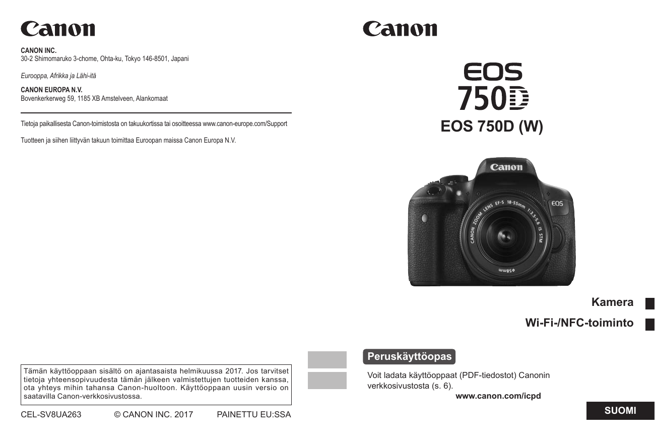 Canon EOS 750D User manual | Manualzz