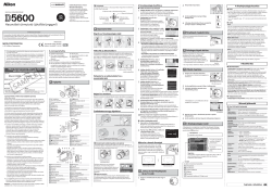 Nikon D5600 - Complete camera guidance, Gebruikershandleiding ...