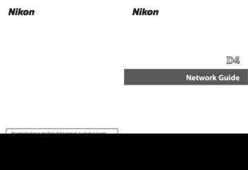Nikon D4 Network Guide | Manualzz