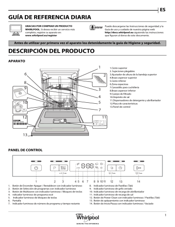 Whirlpool WFC 3C26 P X Setup and user guide | Manualzz