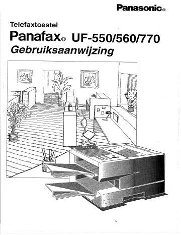Panasonic UF550 Handleiding | Manualzz