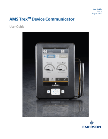 Det-Tronics HART AMS Trex Handheld Communicator Instructions | Manualzz