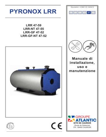 Ygnis PYRONOX LRR Boiler Manuale del proprietario | Manualzz