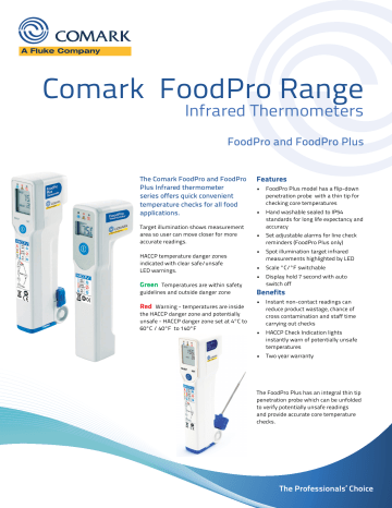 Comark FPP – Food Pro Plus Datasheet | Manualzz