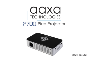 AAXA P700 Projector User Manual | Manualzz